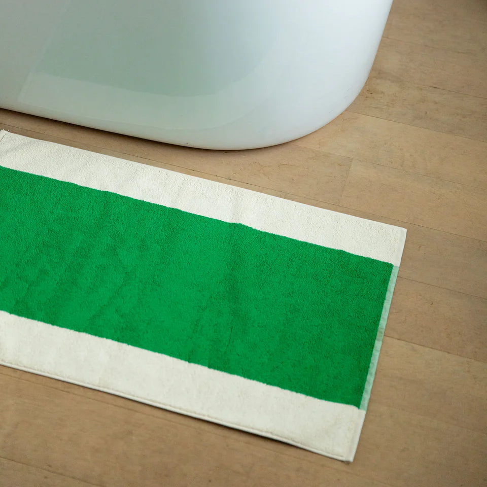 Bath Mat - Green and Chestnut – Dook
